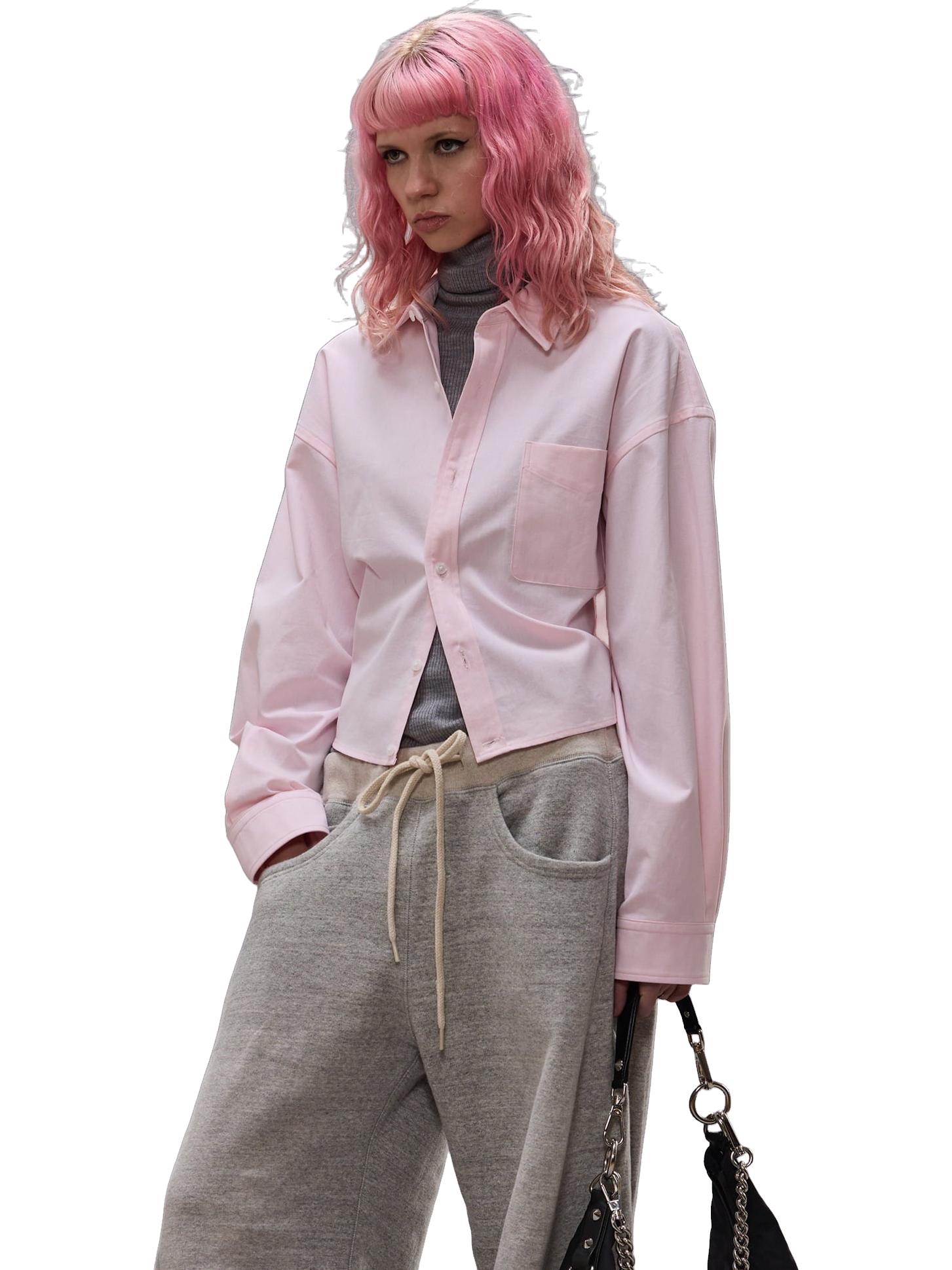 R13 split hem boyfriend shirt